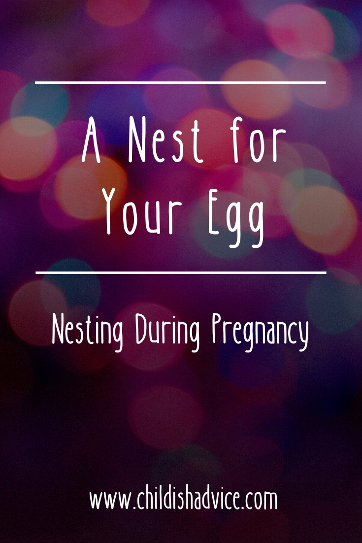 A Nest for Your Egg – Child(ish) Advice