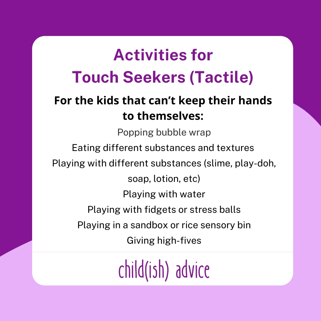Activities for Self-Regulation – Child(ish) Advice